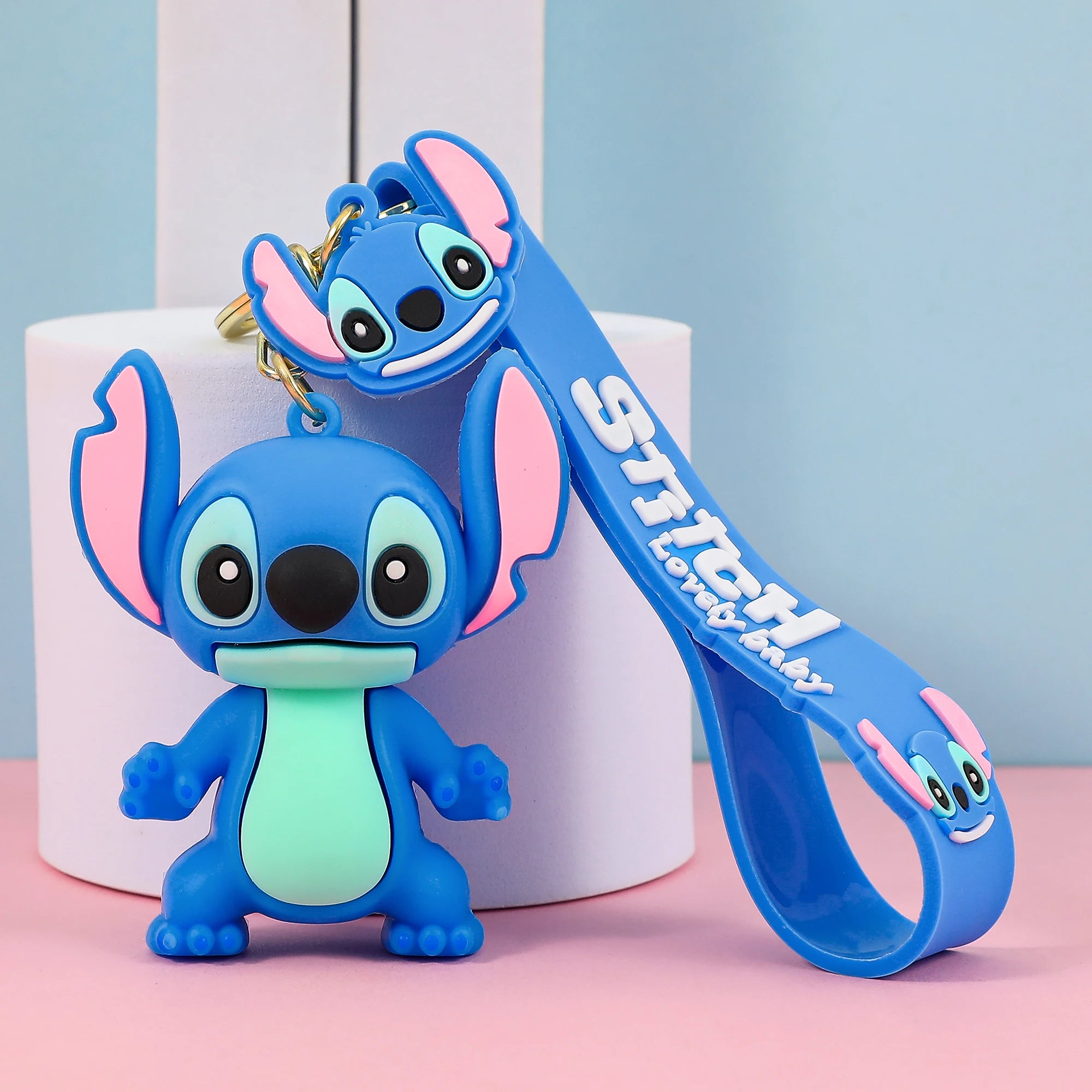 Disney Stitch Keychain - Cute Lilo & Stitch Keyrings, Durable Anime Ke ...